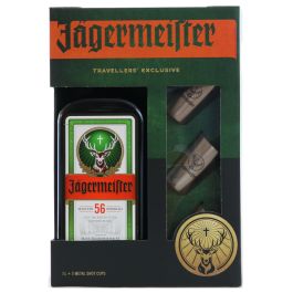 JAGERMEISTER 35º (R) + 2 VASOS CHUPITO